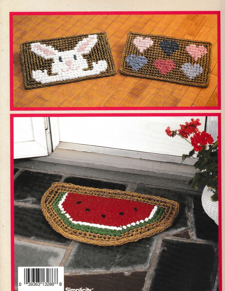 Decorative Doormats Cross Stitch | Simplicity 3720 | eBay