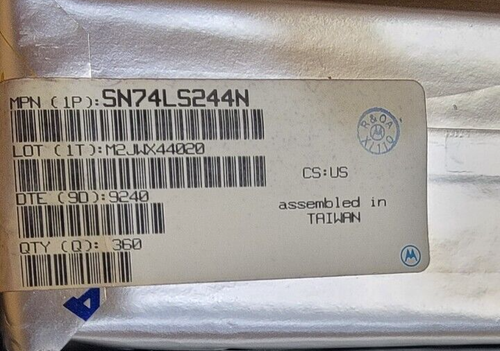 SN74LS244N 360 PCS 9240 DC FACTORY SEALED BAGS 20 PIN DIP Buffer/Line ...
