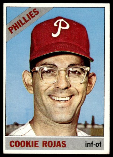 1966 Topps Cookie Rojas Philadelphia Phillies #170 a1 | eBay