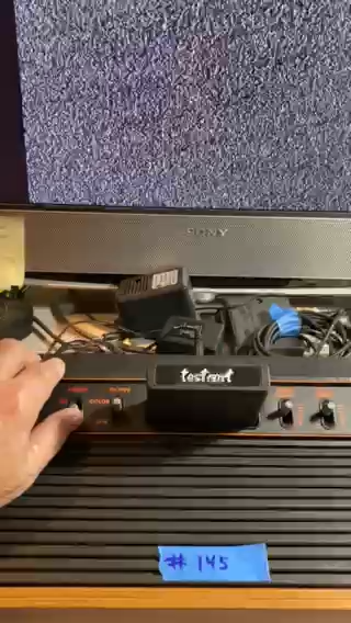 #145 - Atari CX2600A (Tested 4-Switch) w/2 Joysticks, New Power & RF ...