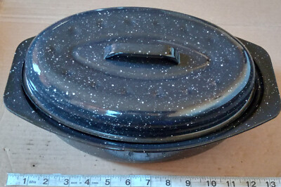 Vintage Enamel Ware Roaster - Used | eBay