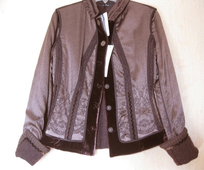 $598 NWT Elie Tahari Reversible Virgin Wool Cashmere Elderberry BRUNA Jacket XS | eBay