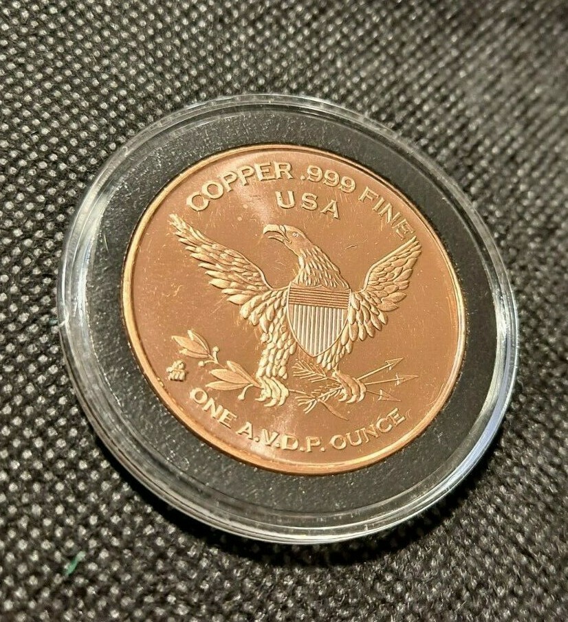 TRICERATOPS COPPER .999 FINE USA COPPER ROUND COIN! E4428CXX | eBay