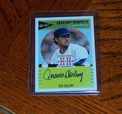 RON DARLING AUTO AUTOGRAPH 2013 HOMETOWN HEROES HSRD METS | eBay