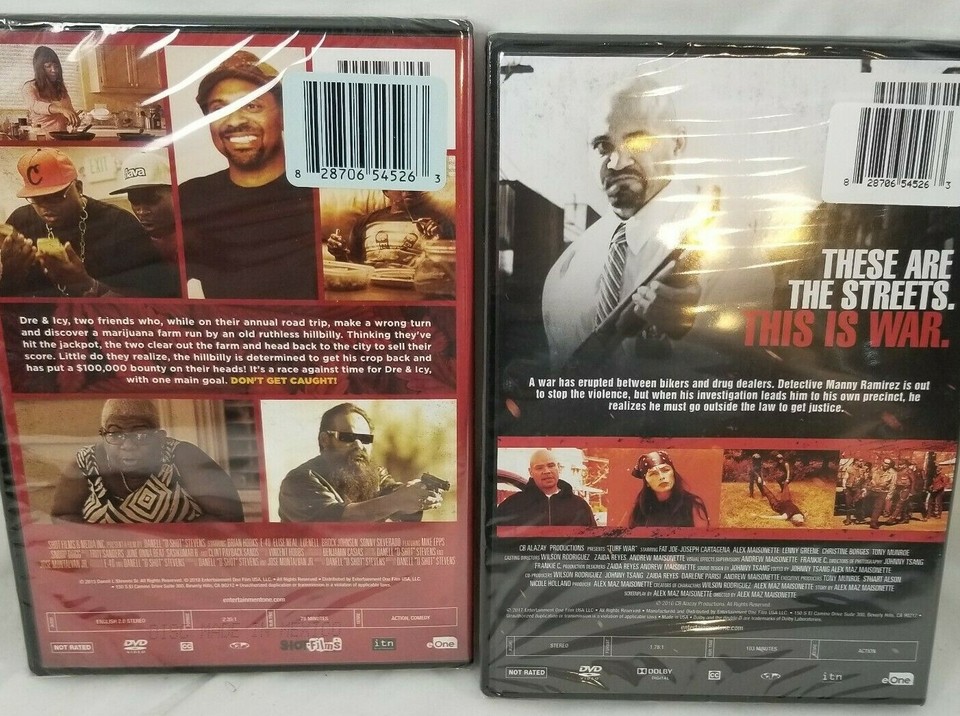 2 HipHop Action/Com DVDs - Don't Get Caught (Snoop,E-40,LunL + Turf War ...