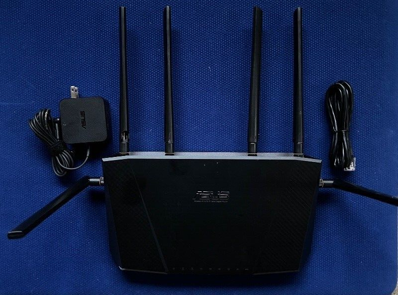 ASUS RT-AC3200 AC3200 Tri-Band Wireless WiFi Gigabit Router 2.4GHz 5 ...