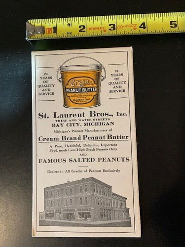 Vintage Advertising Blotter - Cream Brand Peanut Butter - L@@K! | eBay