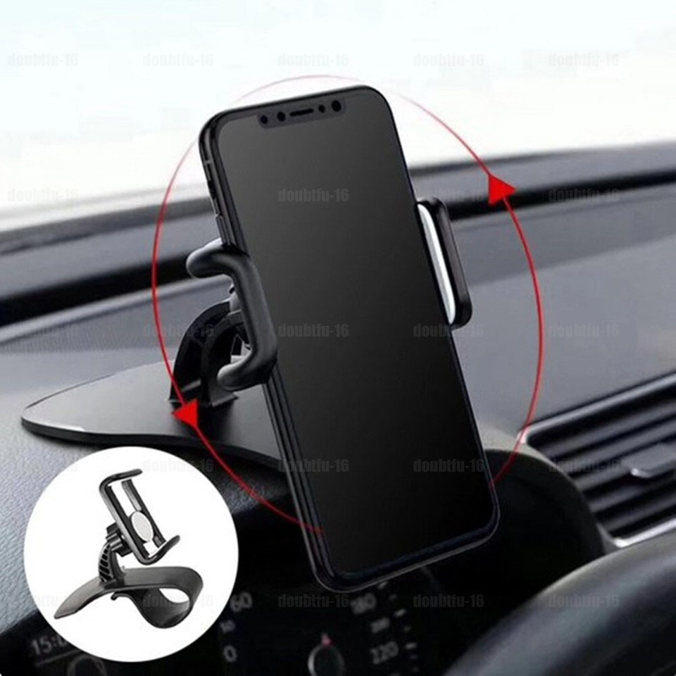 Car Phone Holder HUD Dashboard Mount Clip Accessories For Mobile Cell ...