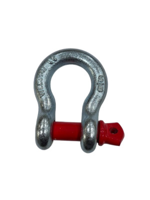 4PC 5/8" D Ring Bow Shackle Screw Pin Clevis Rigging Jeep Towing ...