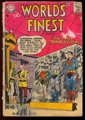 World's Finest Comics #91 Silver Age Superman Batman Vintage DC Comic ...