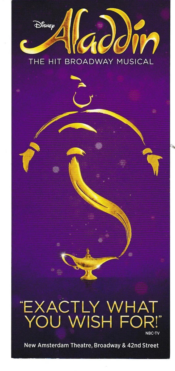 Aladdin The Musical Poster