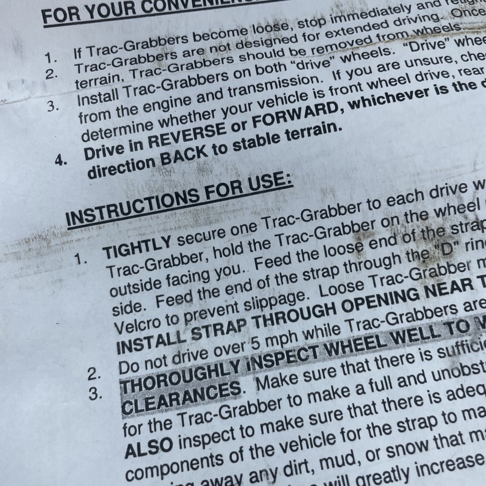 Trac-Grabber x2 -The Get Unstuck Traction Solution for CARS, ATV, UTV ...