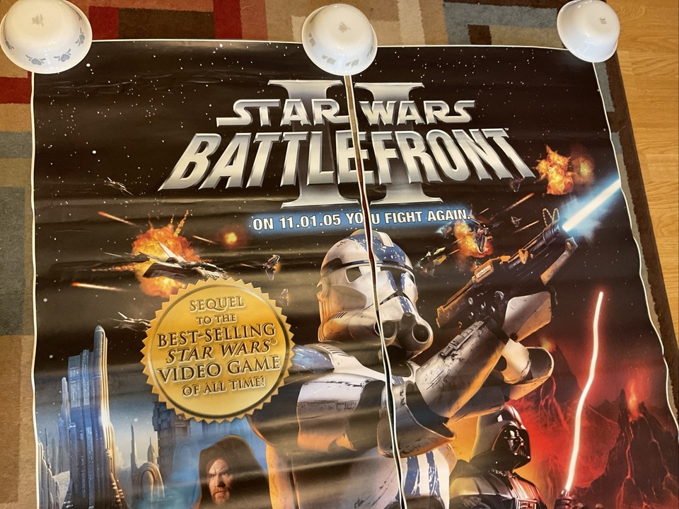 Star Wars Battlefront Brand New Vinyl Movie Poster 51” Tall X 45” Wide ...