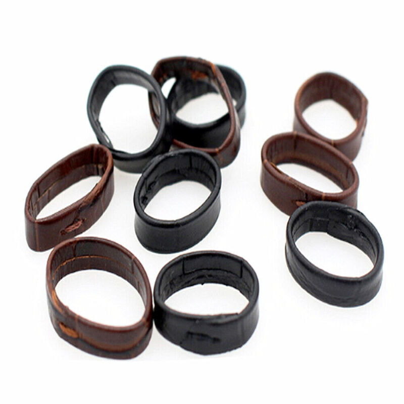 Black Brown 14mm/16mm/18mm/20mm/22mm/24mm 4Pcs Band Holder Locker Loops ...