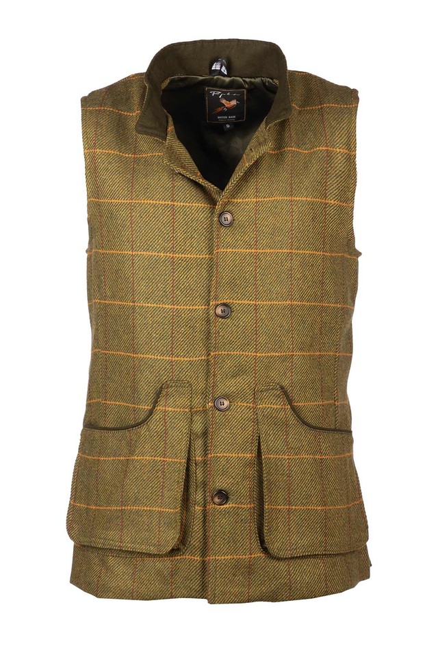 Men's Tweed Gilets Shooting Hunting Country Men Waistcoat British ...