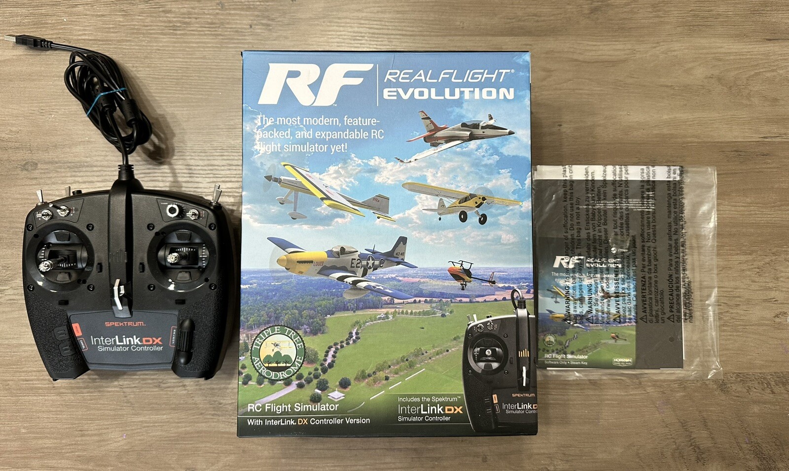 Realflight Evolution RC Airplane Flight Simulator w/Interlink DX ...