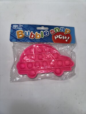 Bubble Silicone Sensory Snap Pop Fidget It Toy Relief Pink Car | eBay