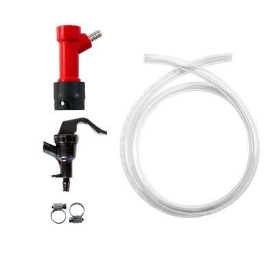 Pin Lock Liquid Line Disconnect Barbed Pigtail Assembly Hose Clamps ...