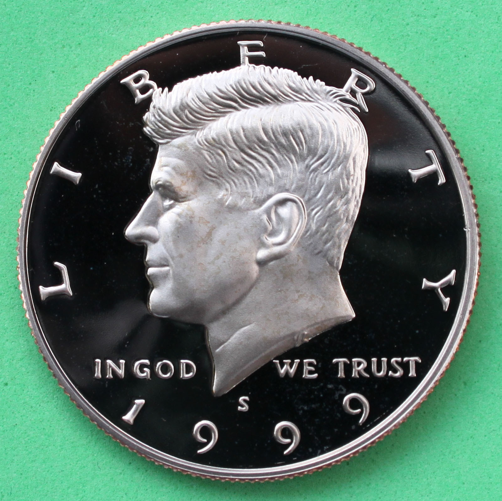 1999 S Kennedy Half Dollar CN Clad 50c Proof Coin JFK 50 Cents | eBay
