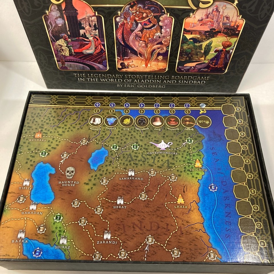 TALES OF THE ARABIAN NIGHTS BOARD GAME z-man 2009 English storytelling ...