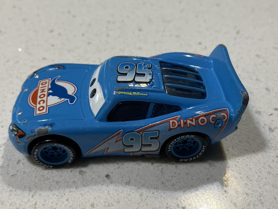 Disney Pixar Cars Dinoco Blue Lightning McQueen | eBay Australia
