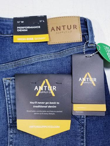 ANTUR Women's Performance Jeans Indigo sz 32 | eBay