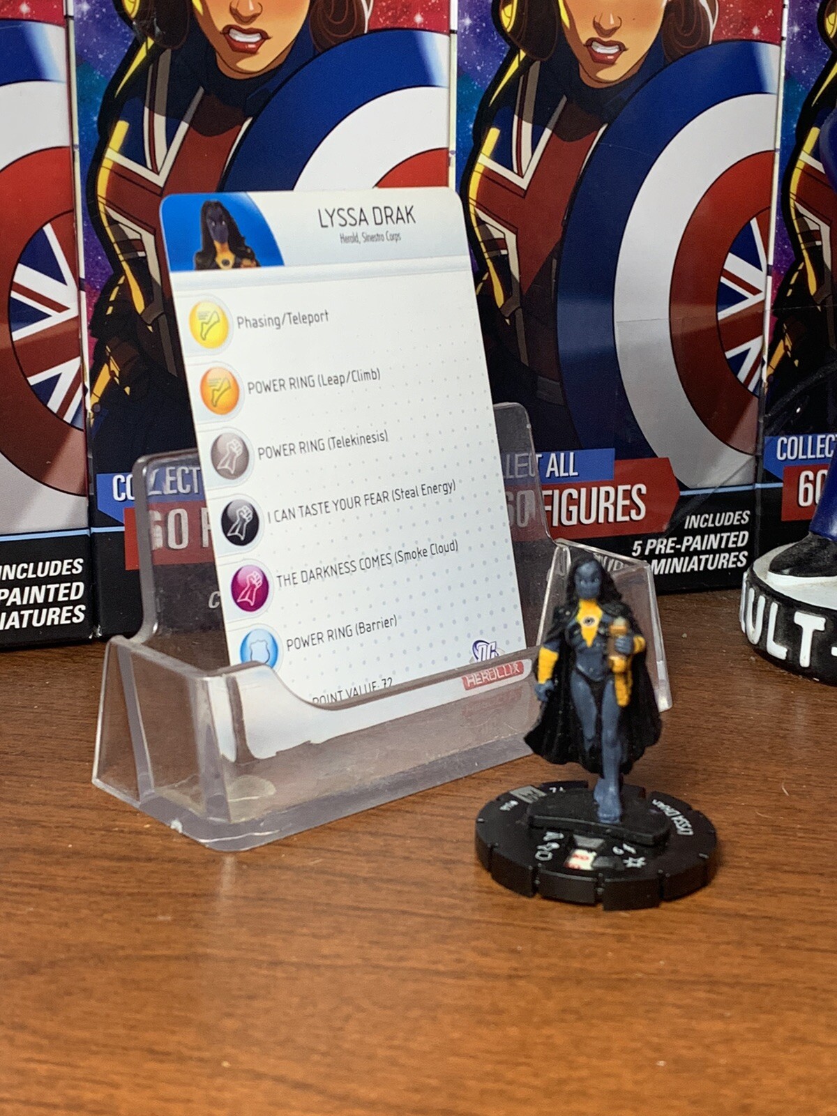 DC Heroclix Arkham Asylum Set Lyssa Drak 046 Rare With Card | eBay