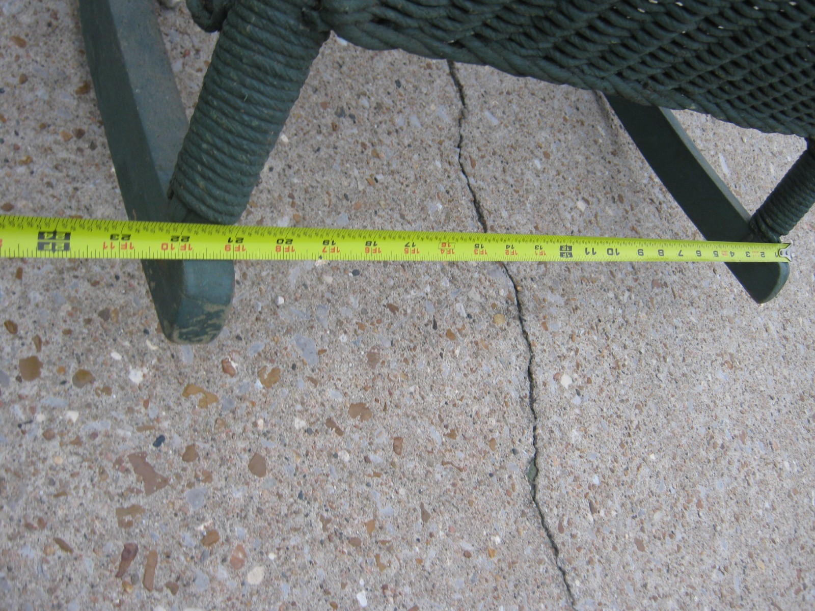 Original Primitive Antique Old Vintage Green Wicker Rocking Chair needs ...