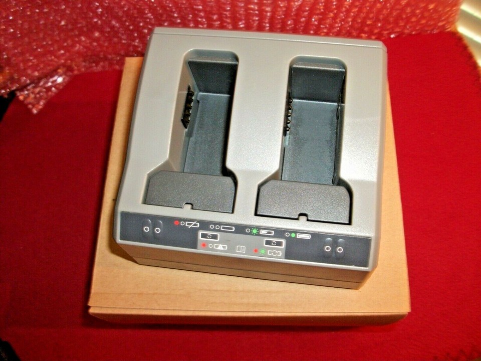 New 2 Slot Trimble GPS battery charger w/adapter S8 S6 R12 R10 R8 5700 ...