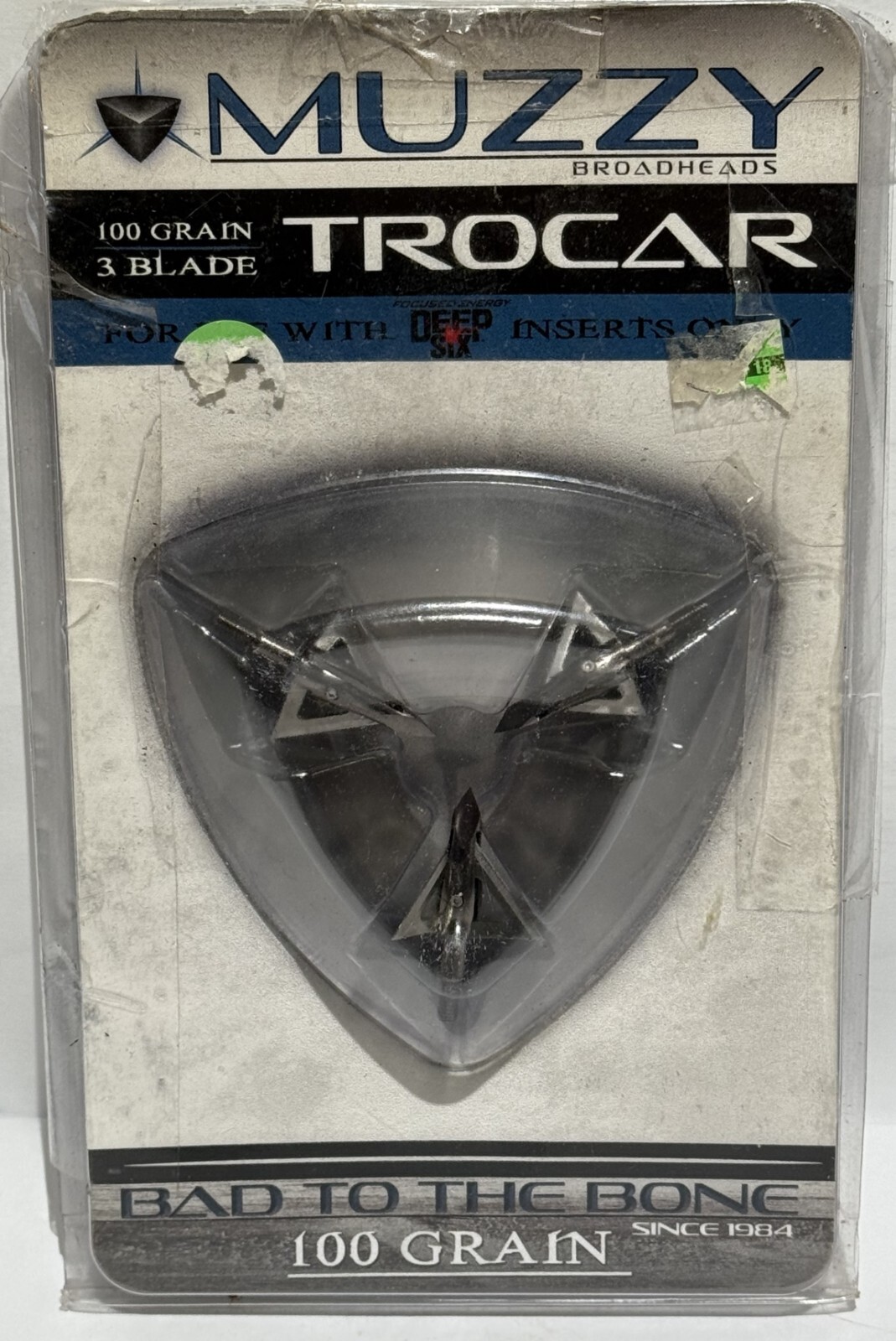 NEW 🏹🎯 1 package 3 BLADE Muzzy Trocar 100 Grain Crossbow Fixed Broadheads 🏹🎯 | eBay