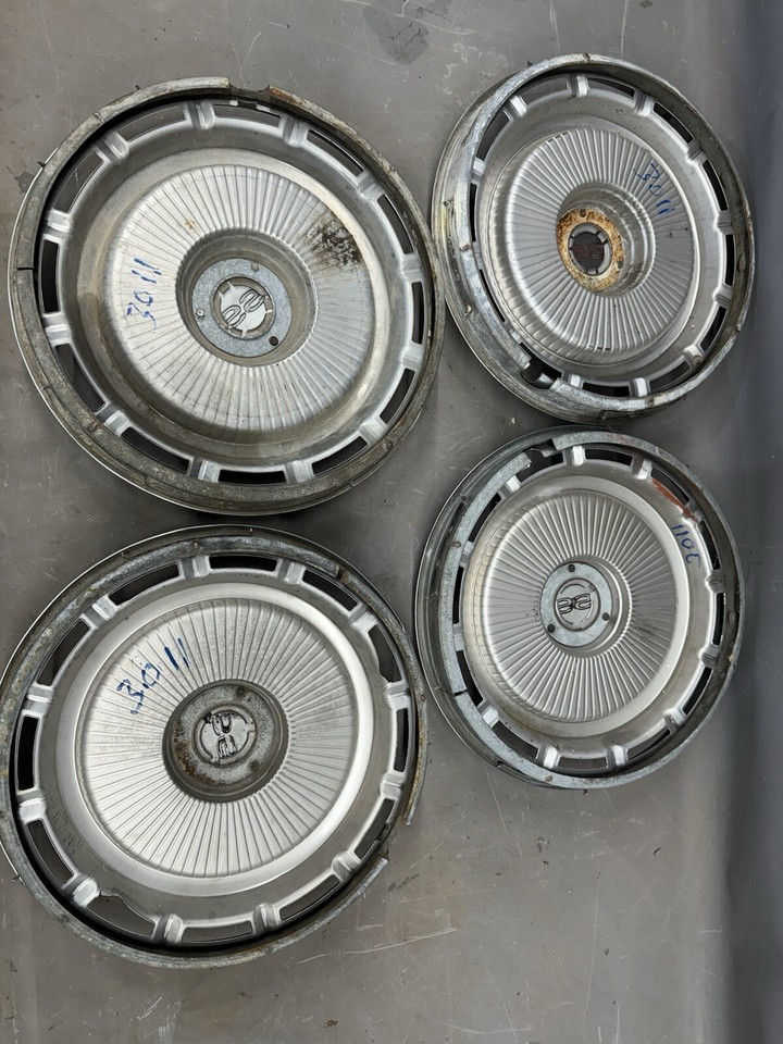 1965 1966 Chevy Impala SS Hubcaps 14" Wheel Covers Hub Caps Super Sport ...