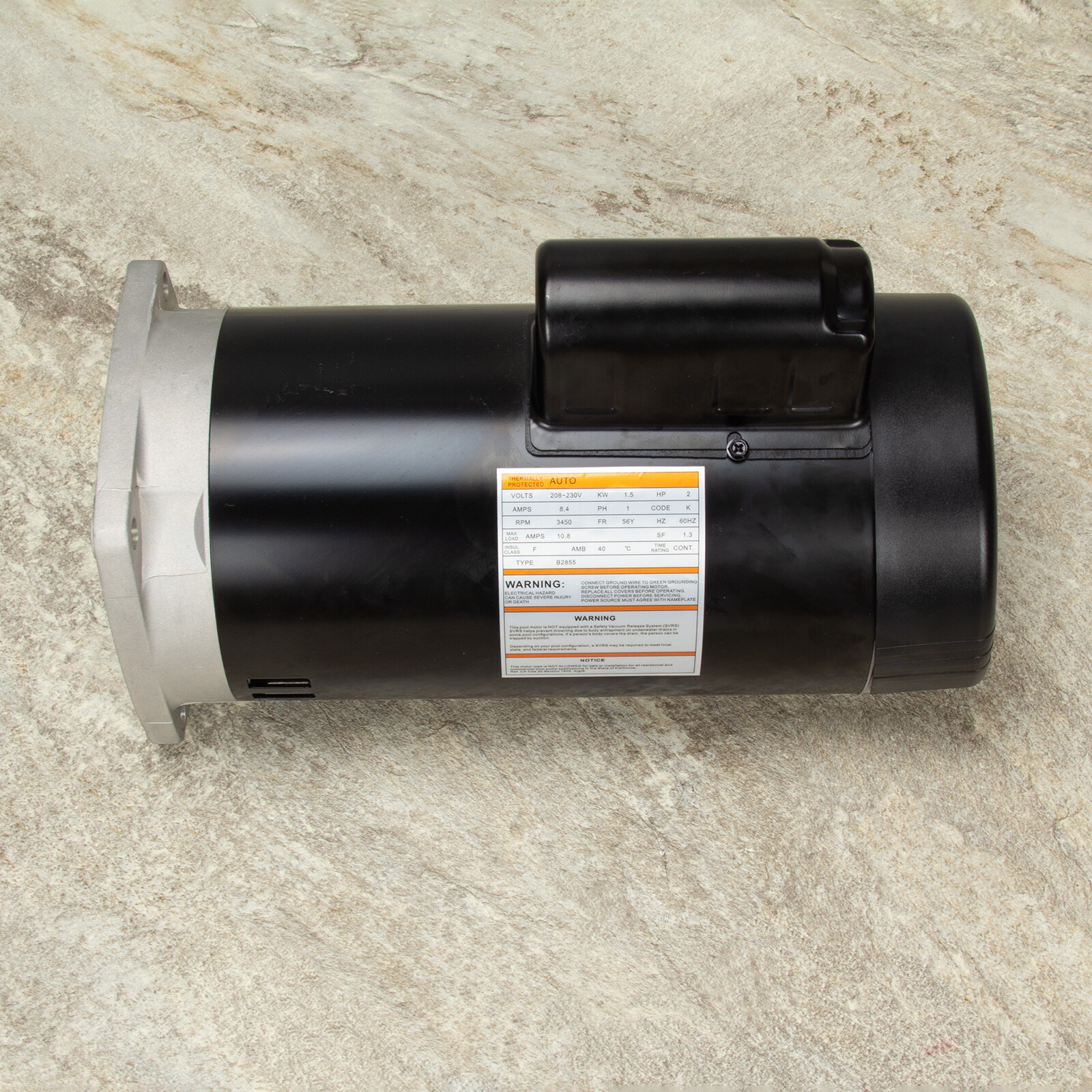 2 HP Pool Pump Motor For Pentair Whisperflo Century B855 2.0 HP B2855 ...