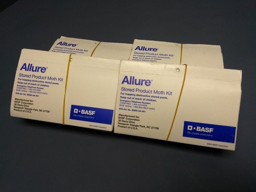 BASF Allure Stored Product Moth Kit 24 Diamond Traps NO BAIT ATTRACTANT ...