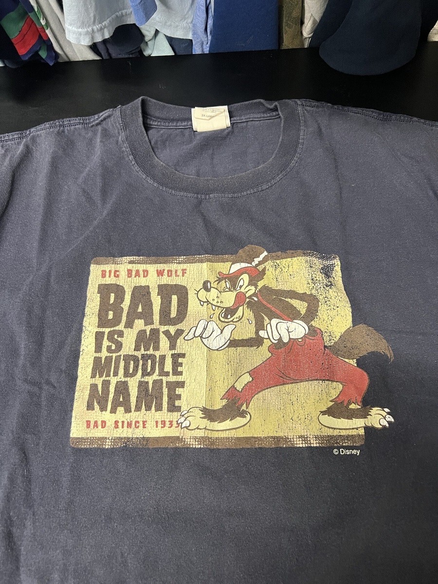 Vintage 90s 00s Disney The Big Bad Wolf T-Shirt Size XXL Vintage 90s 00s Disney The Big Bad Wolf T-Shirt Size XXL