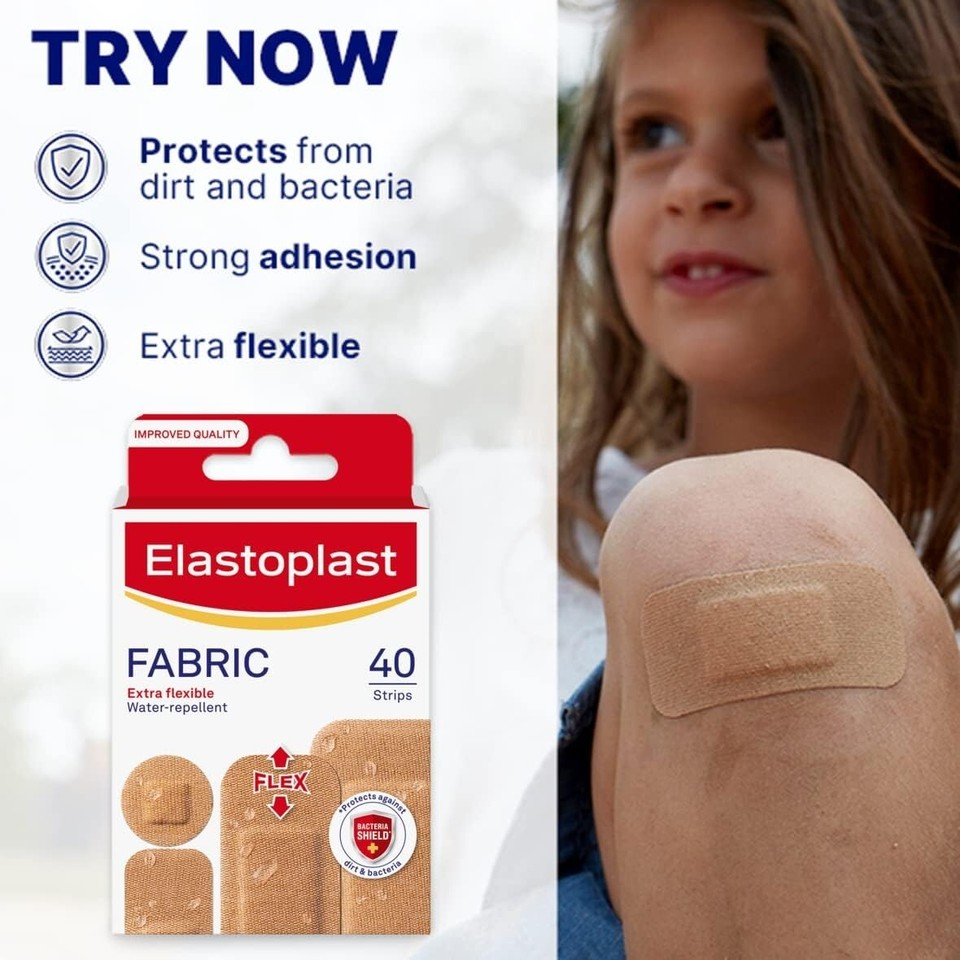 160 Plasters Strip Plasters Large First Aid Adhesive Fabric | eBay UK