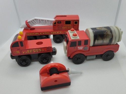 Thomas the Train Sodor Fire Lot Wooden Railway Tank Engine Friends | eBay