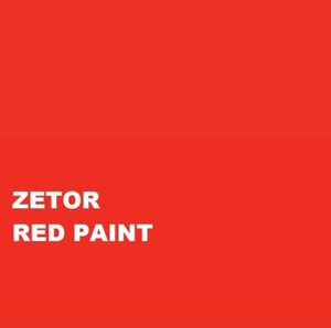 ZETOR Tractor Red Paint Machinery Enamel 1Lt Paint Brush or Spray ...