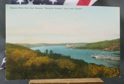 Postcard Hudson River Day Liner Steamer Hendrick Hudson From Near ...