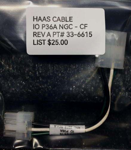HAAS® CABLE IO P36A NGC-CF REV A PART NUMBER 33-6615 | eBay