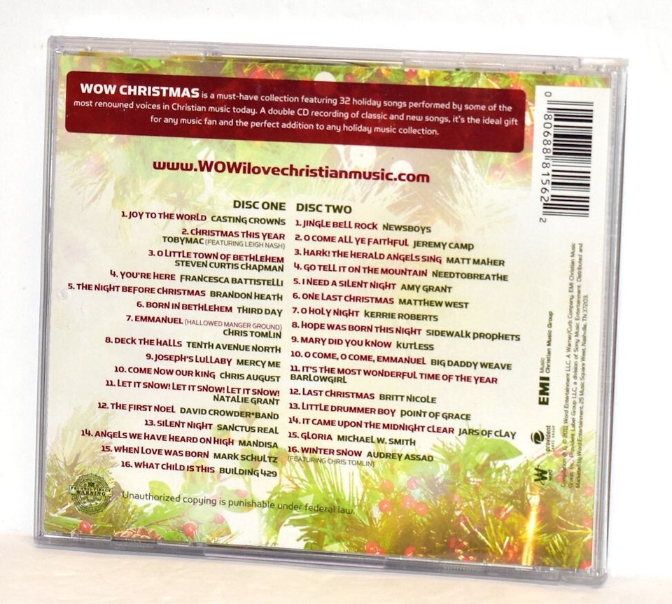 WOW Christmas 2-CD Set - Amy Grant, Steven Curtis Chapman, Michael W ...
