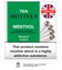 Ten Motives Menthol Refills 10 Packs of 4 (40 Refills) 10 Motives | eBay