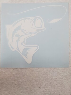 Fish Chasing Lure Vinyl Sticker | eBay