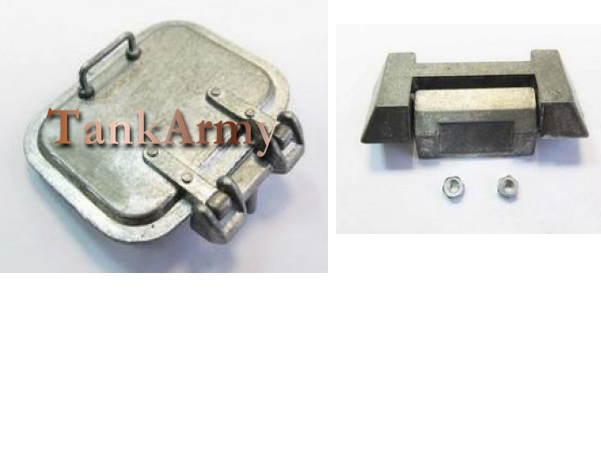Mato 1/16 Tiger I metal loader hatch & driver's vision block for Heng ...