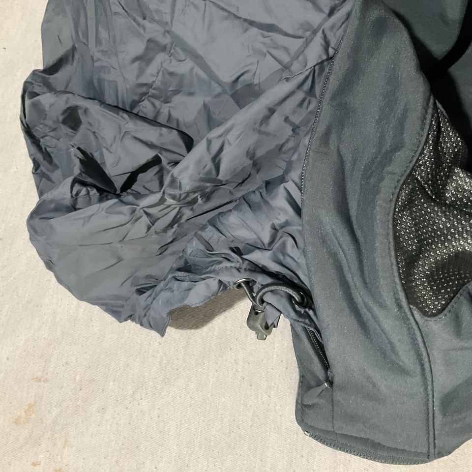 Iron Man Athlete Grey Jacket Zippered Enclosed Hoodie Men’s Medium ...