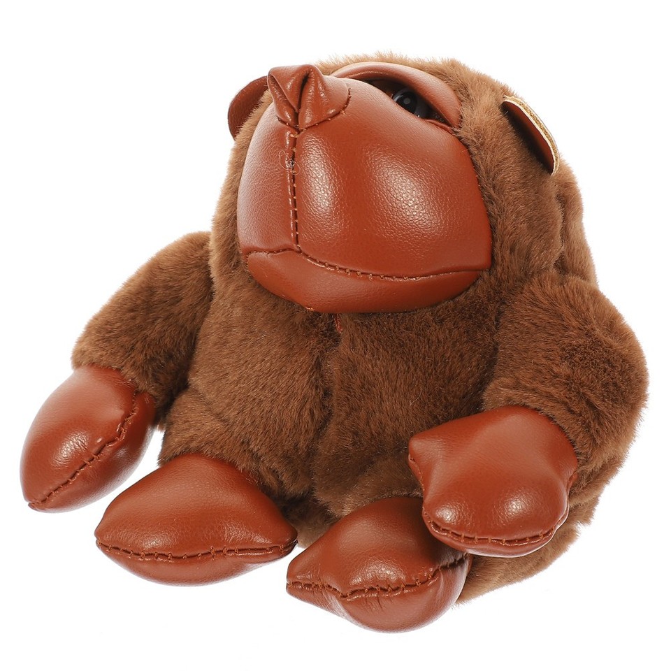 Gorilla Key Chain Plush Monkey Stuffed Animal Keychain Valentines ...