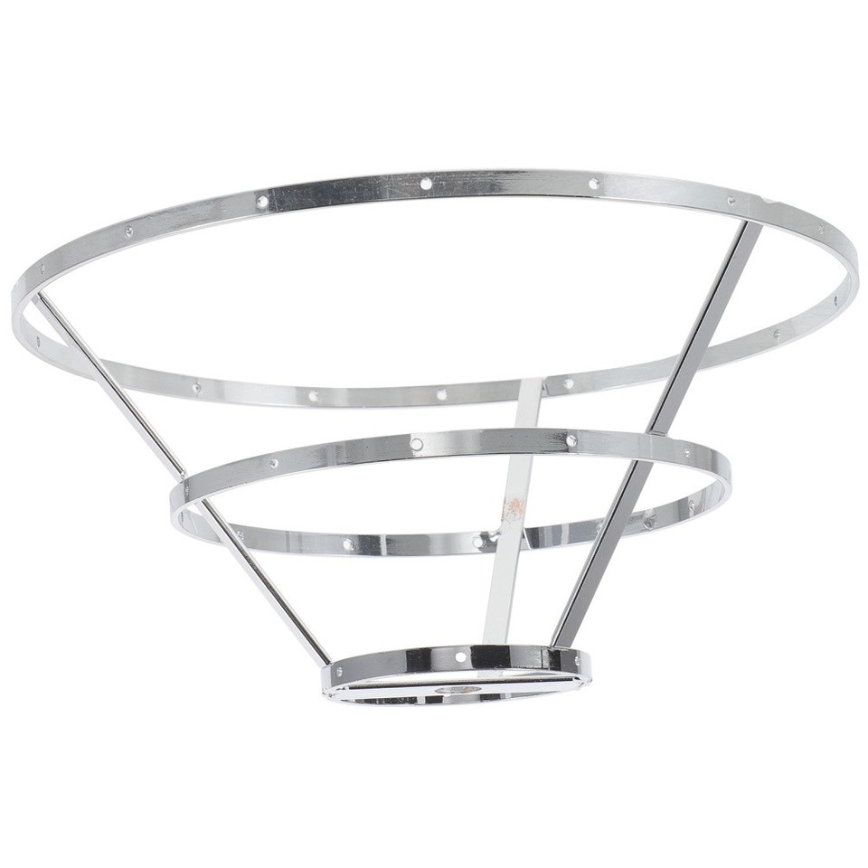 Lampshade Frame 3-tier Lampshade Frame DIY Lamp Shade Holder Pendant ...