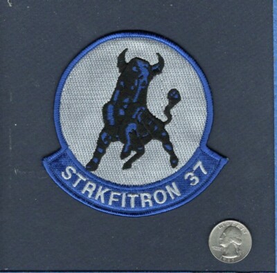 Original VFA-37 BULLS US NAVY F-18 HORNET Gray Strike Fighter Squadron ...