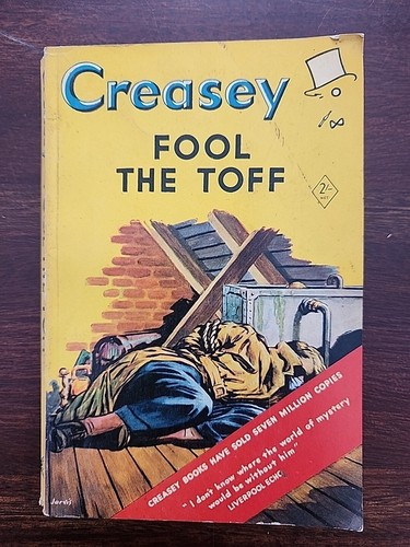 John Creasey FOOL THE TOFF H&S YJ 1954 VG paperback book | eBay