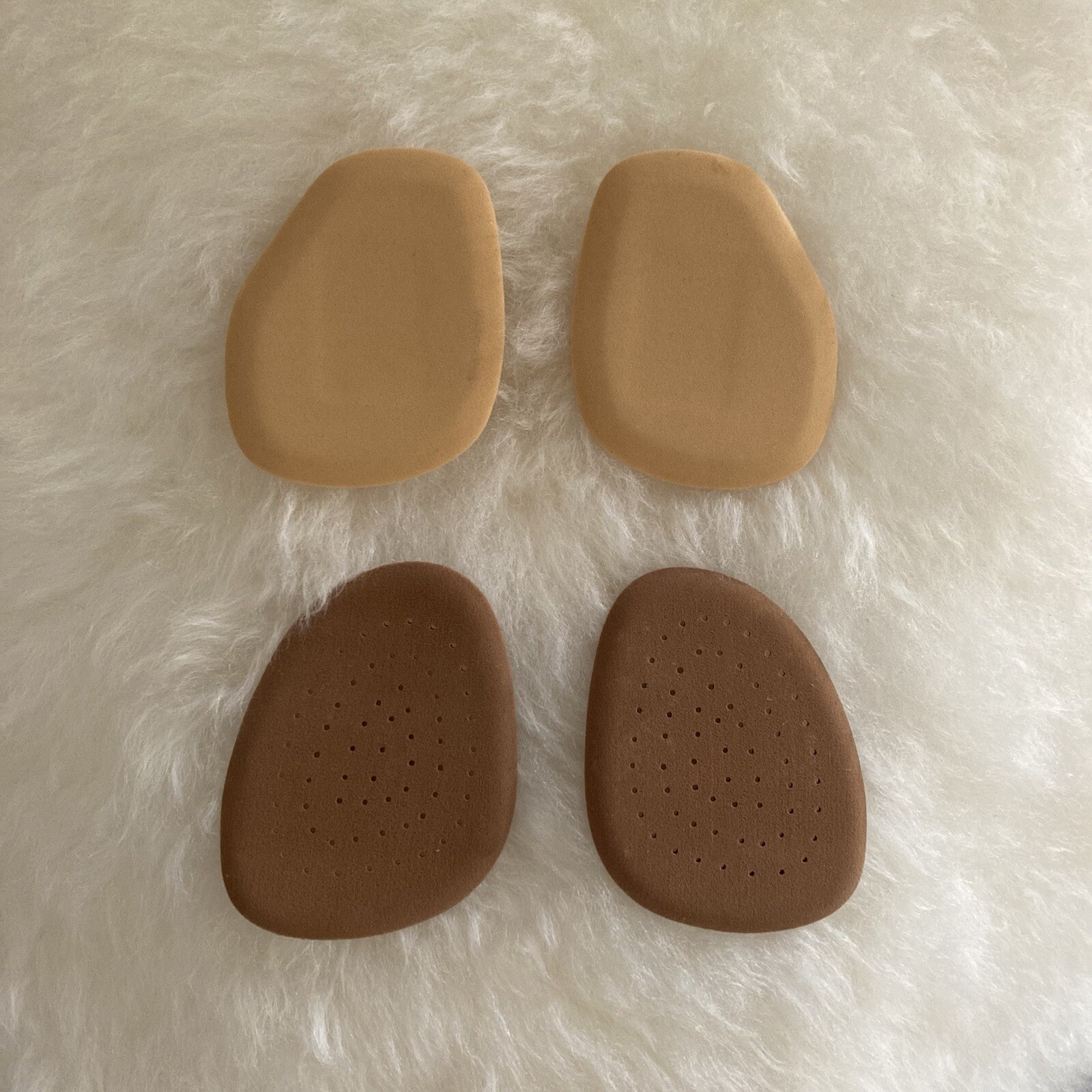 NEW 2 Pairs Poron Ball Of Foot Metatarsal Pads Cushions Insoles | eBay