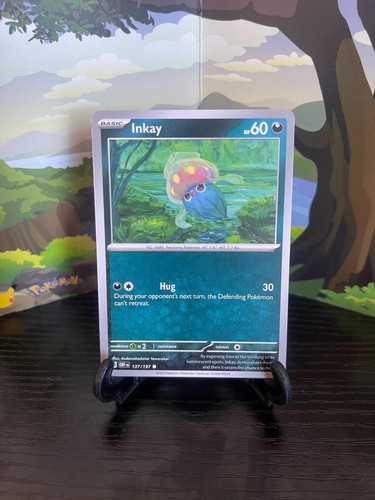 Inkay 137/197 - Obsidian Flames - Common - Pokemon Card TCG - LP | eBay